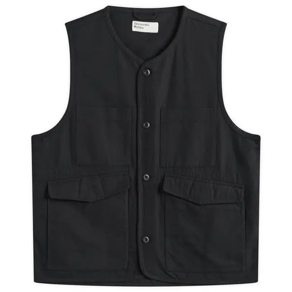 Universal Works Brushed Moleskin 4 Pocket Gilet Jacket