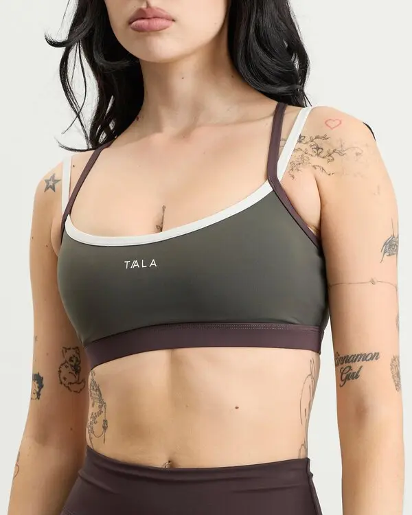 TALA Skinluxe Contrast Strap Sports Bra