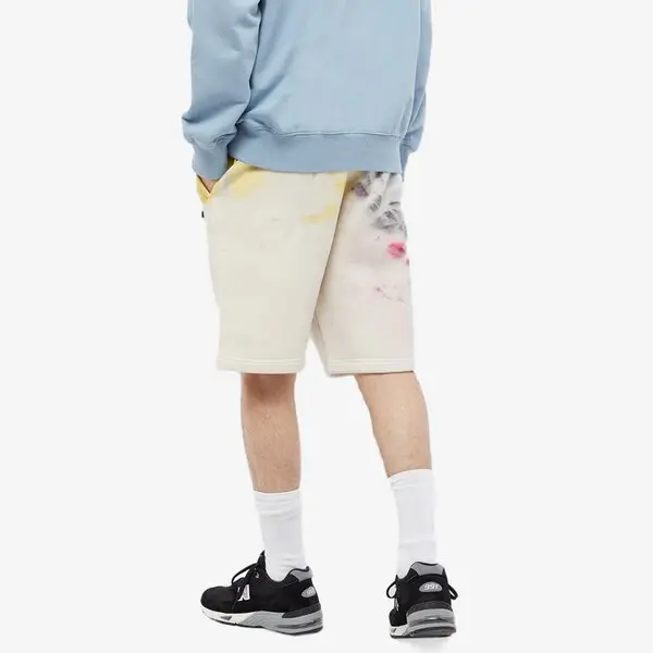 Champion Natural Tie Dye Raw Sweat Shorts