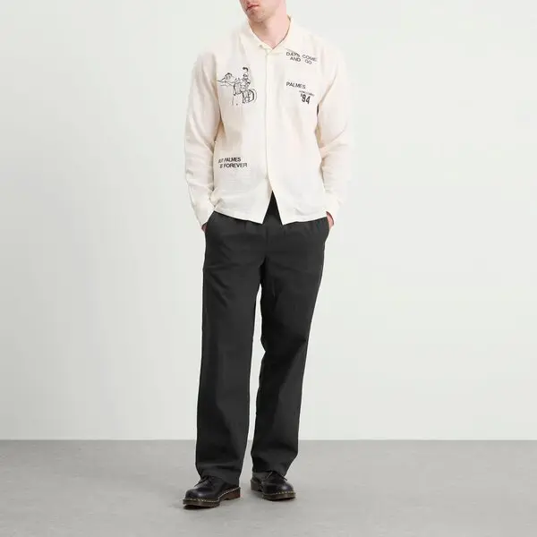PALMES Lucien Herringbone Trousers