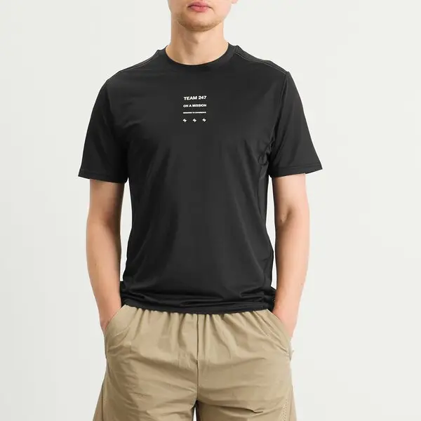 REPRESENT 247 Shorts Sleeve Runner T-shirt