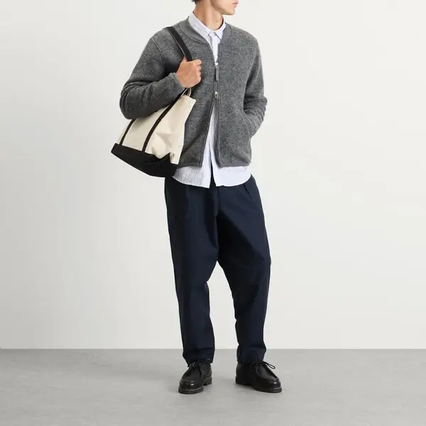 Universal Works Wool Fleece Zip Bomber Presented Jacket
