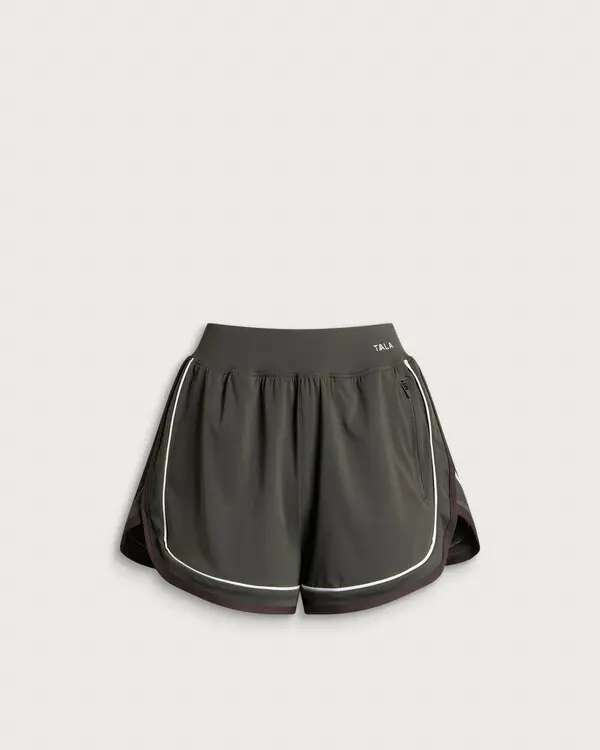TALA Skinluxe Contrast Retro Run Shorts