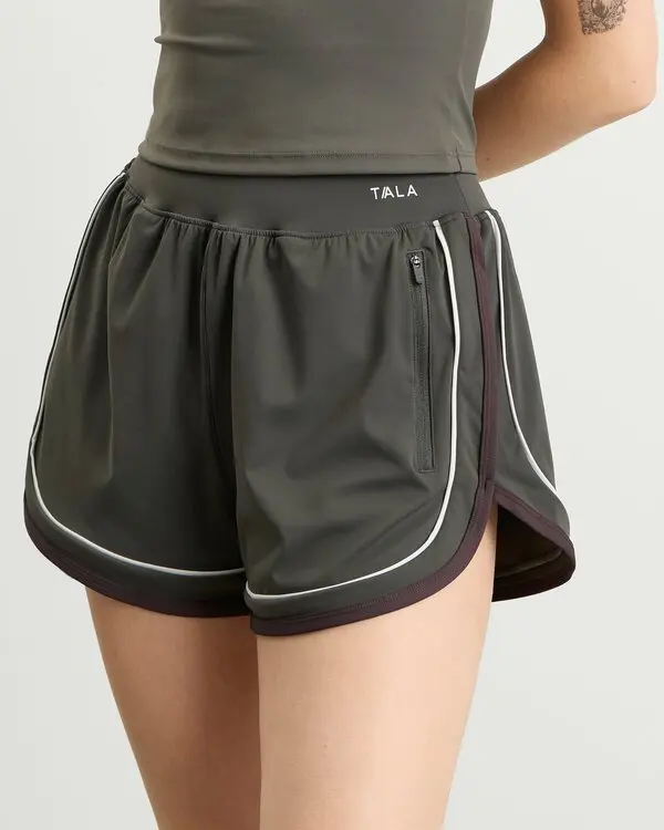 TALA Skinluxe Contrast Retro Run Shorts