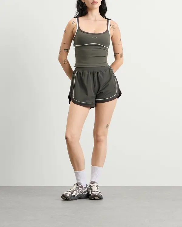 TALA Skinluxe Contrast Retro Run Shorts