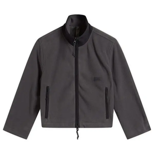 SKIMS Fleece Lounge Shrunken Zip Up Jacket
