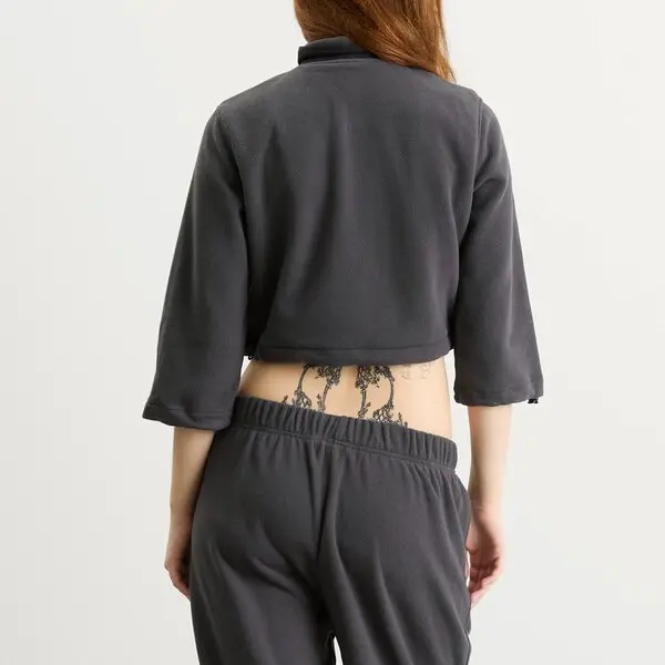 SKIMS Fleece Lounge Shrunken Zip Up Jacket