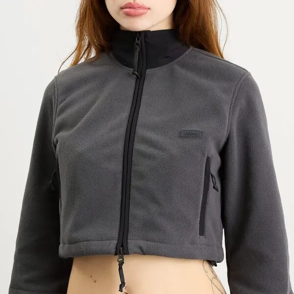 SKIMS Fleece Lounge Shrunken Zip Up Jacket