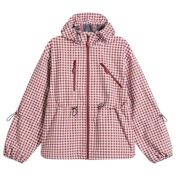 DAMSON MADDER Matilda Raincoat Jacket - Cherry Gingham