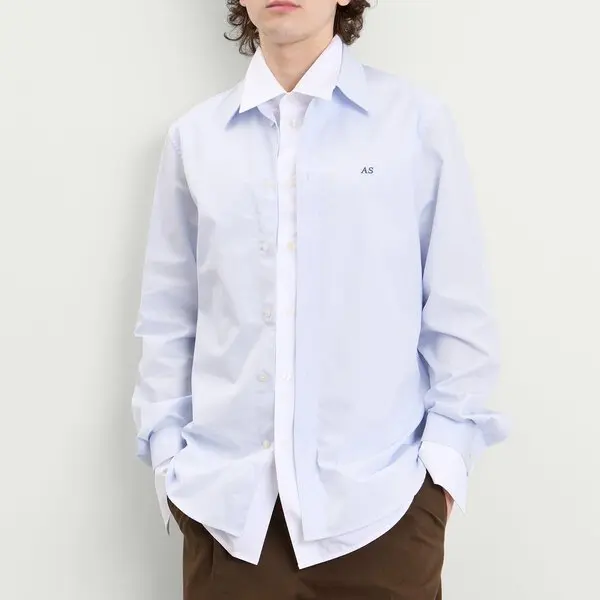 Acne Studios Sont Poplin Long Sleeve Shirt