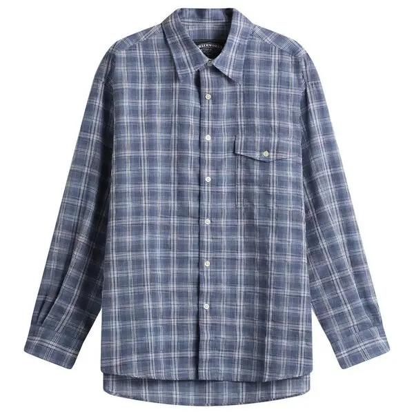 FRIZMWORKS Uneven Check Shirt