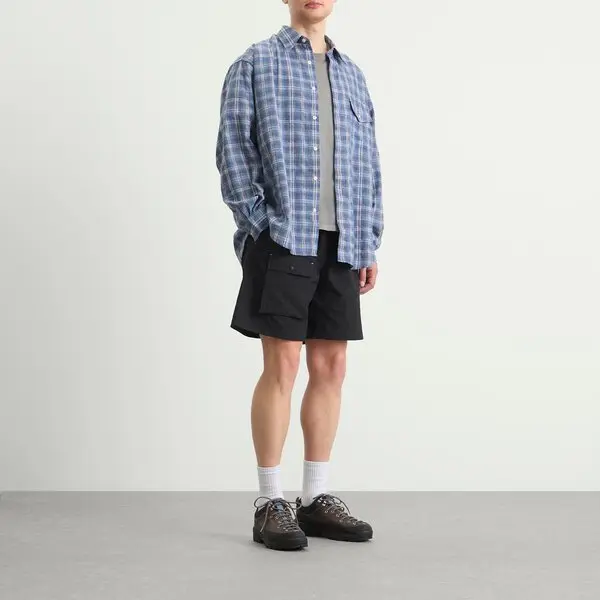 FRIZMWORKS Uneven Check Shirt
