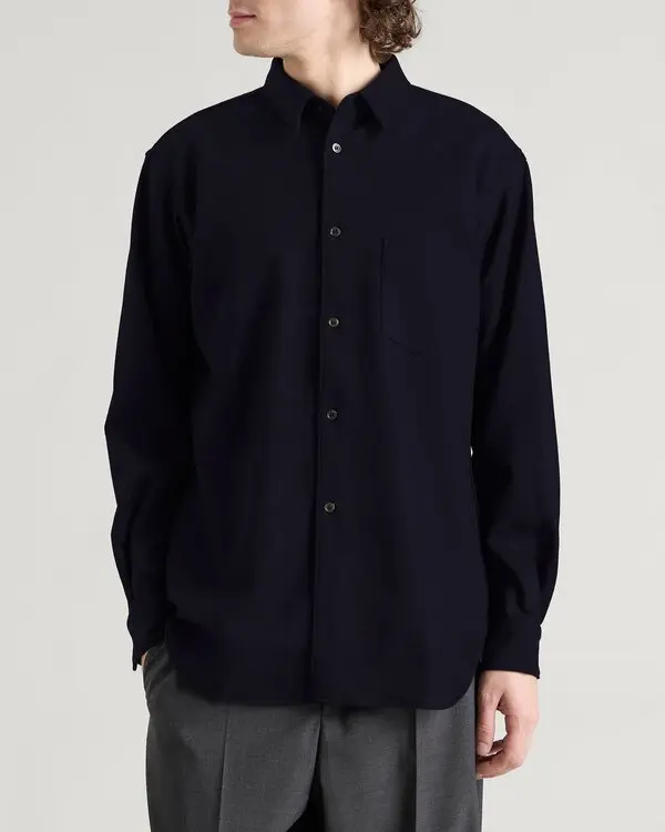 Comme Des Garçons Wool Nylon Flannel Shirt