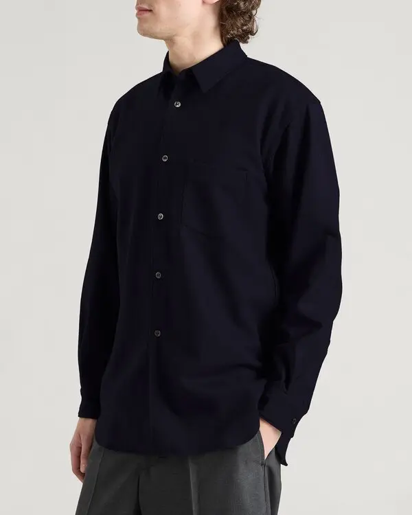 Comme Des Garçons Wool Nylon Flannel Shirt