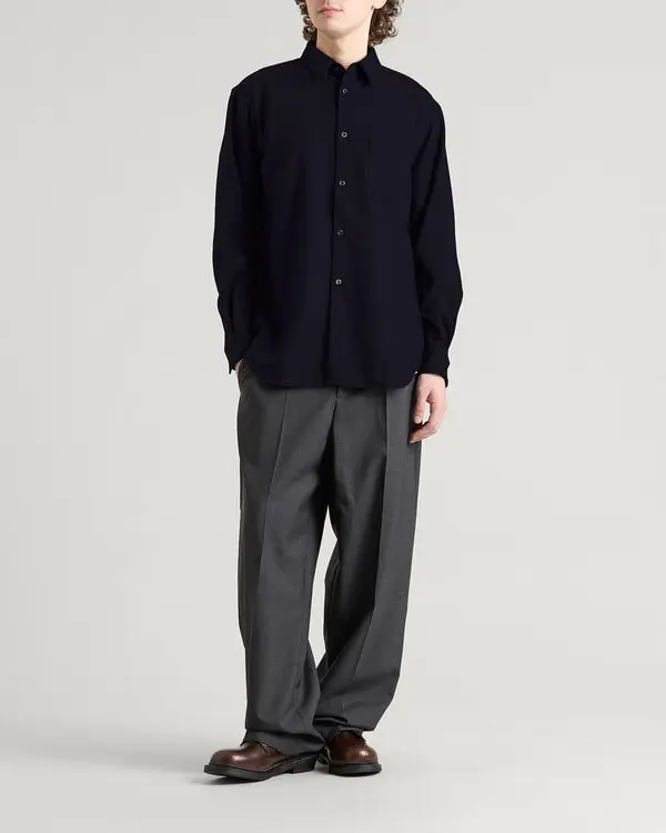 Comme Des Garçons Wool Nylon Flannel Shirt