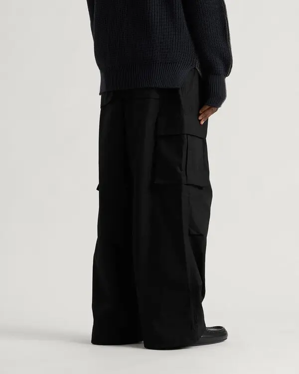 Comme Des Garçons Cotton Ripstop Cargo Trousers