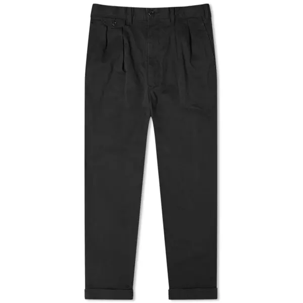 BEAMS 2 Pleat Twill Trouser