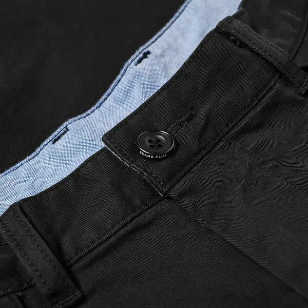 BEAMS 2 Pleat Twill Trouser