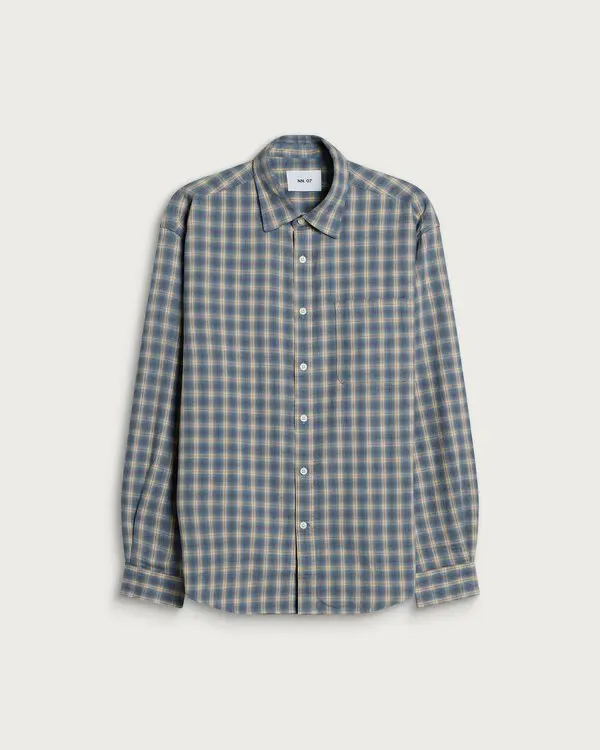 Nn07 Deon Check Flannel Shirt