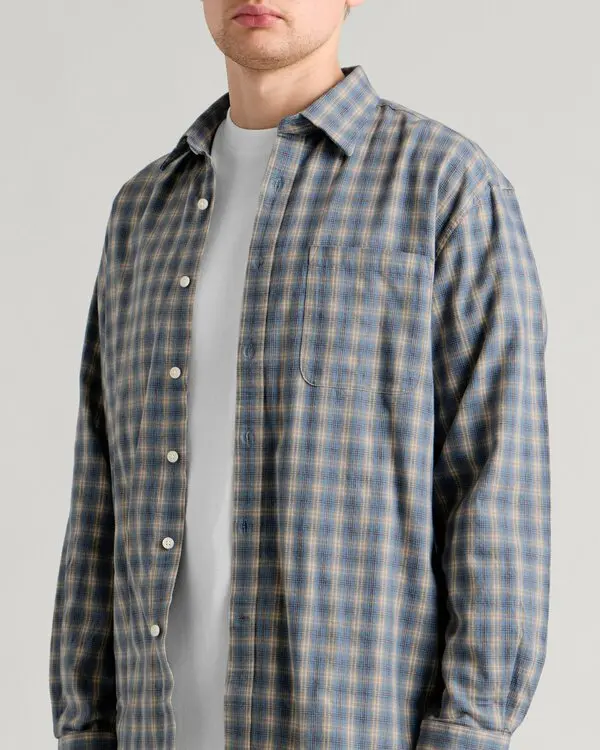 Nn07 Deon Check Flannel Shirt
