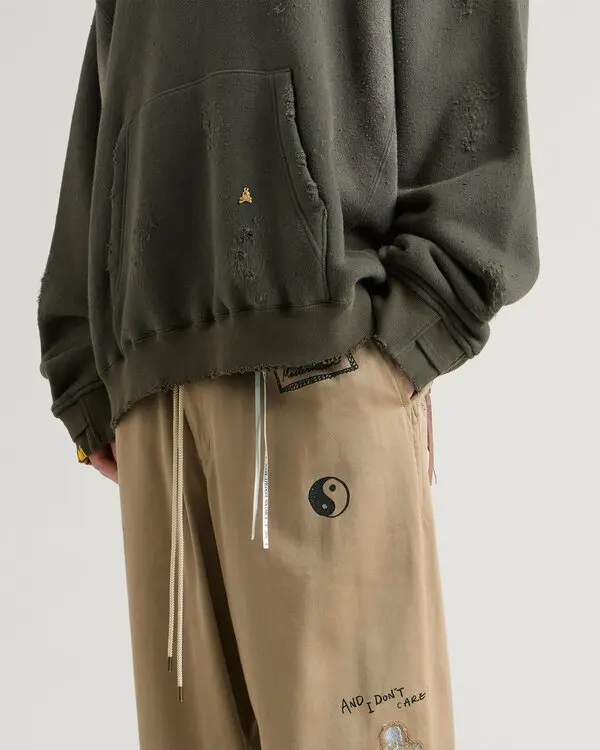MASTERMIND WORLD Doodle Print Regular Easy Pants
