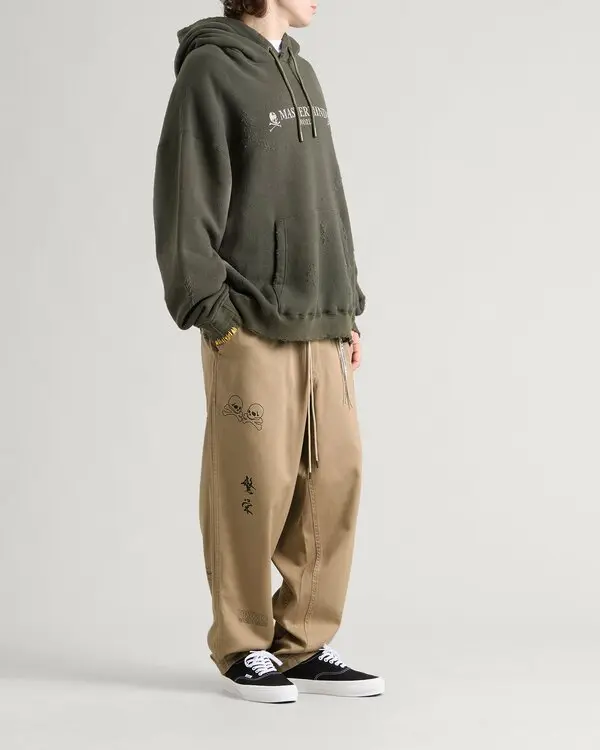 MASTERMIND WORLD Doodle Print Regular Easy Pants
