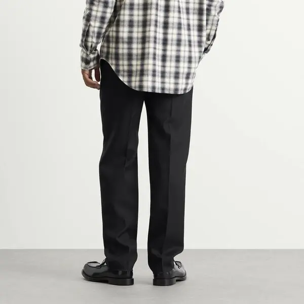 Balenciaga Wool Gabardine Tailored Trousers