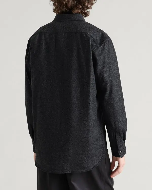 Comme Des Garçons Wool Nylon Flannel Shirt