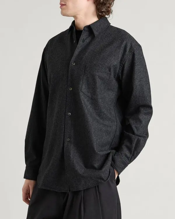 Comme Des Garçons Wool Nylon Flannel Shirt