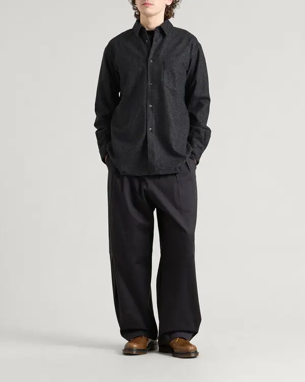 Comme Des Garçons Wool Nylon Flannel Shirt