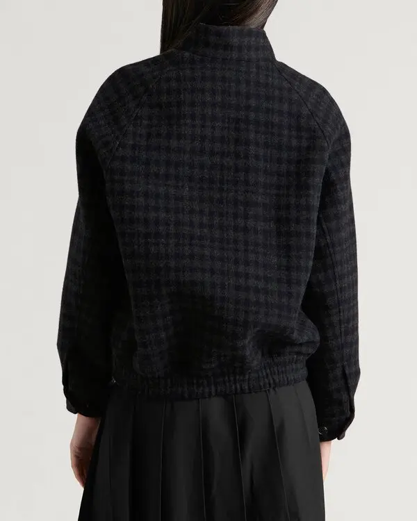 DUNST Harrington Quilted Wool Blouson Jacket