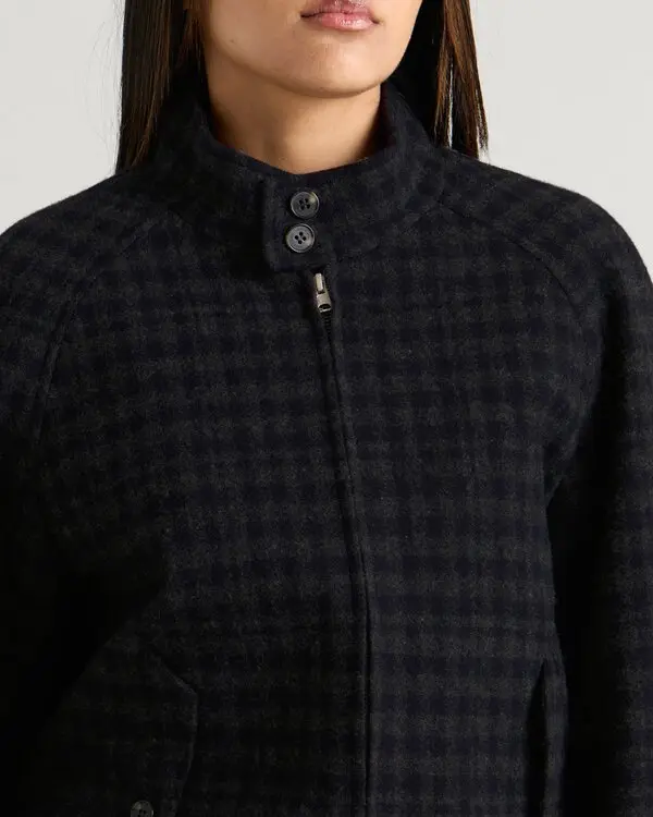 DUNST Harrington Quilted Wool Blouson Jacket