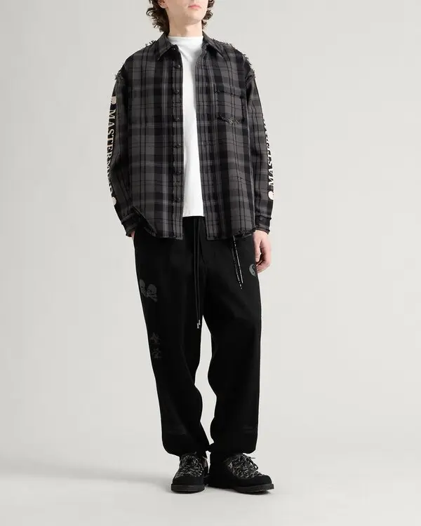 MASTERMIND WORLD Doodle Print Regular Easy Pants