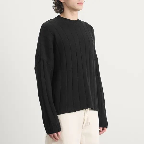 ABOUT:BLANK Large Rib Knit Crew
