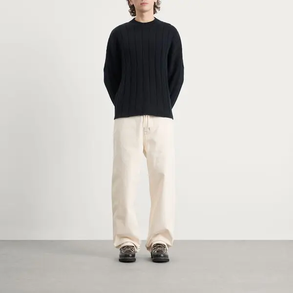 ABOUT:BLANK Large Rib Knit Crew