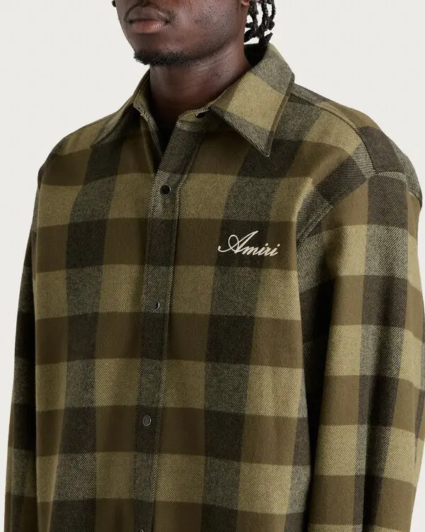 Amiri Heavy Flannel Check Shirt