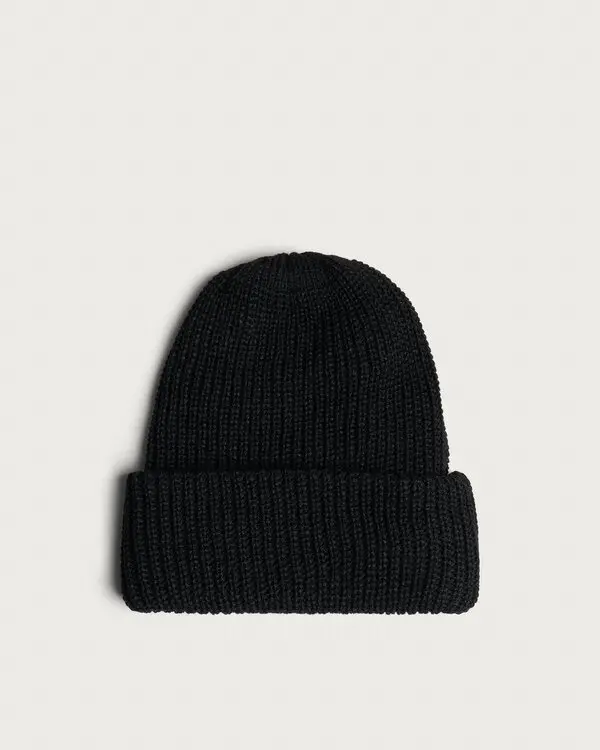 ROTOTO Cozy Chunky Beanie - Black