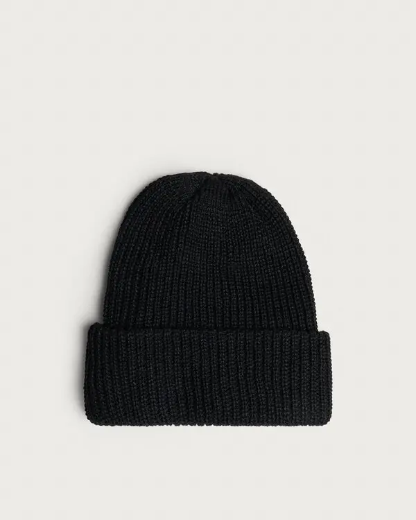 ROTOTO Cozy Chunky Beanie - Black