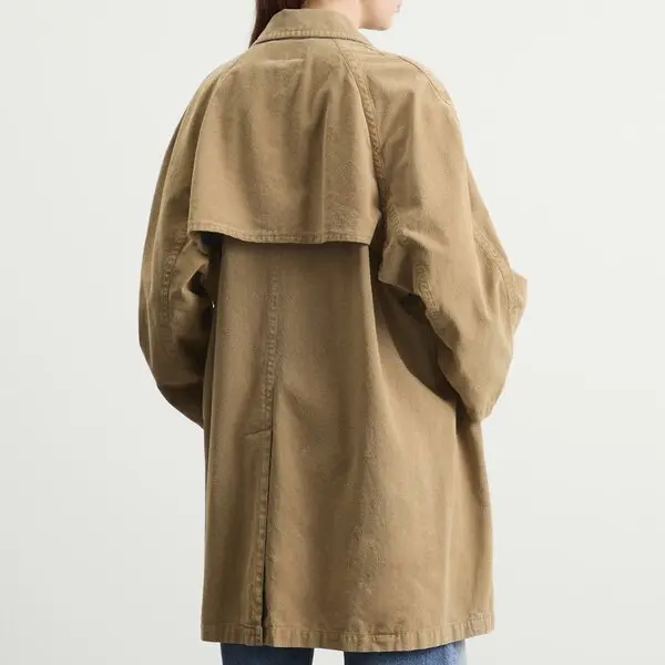 MAISON MARGIELA Coated Long Coat Jacket