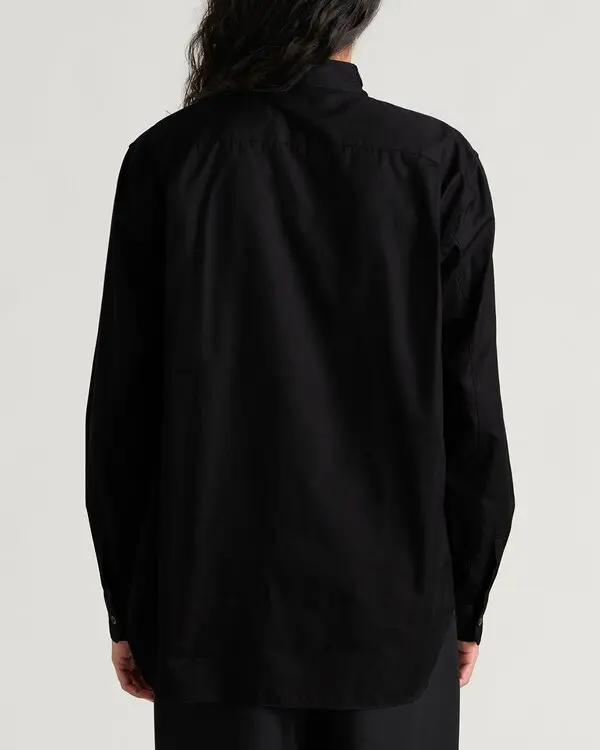 Comme Des Garçons Cotton Shirt With Overlay