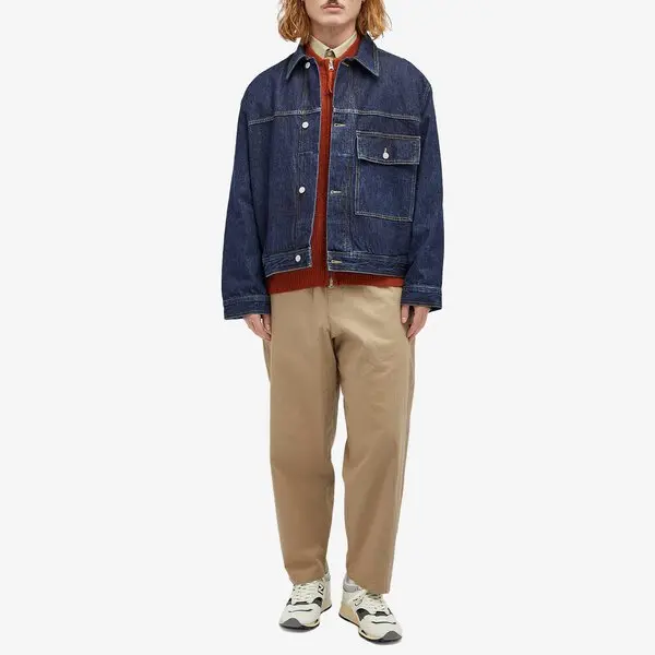 FRIZMWORKS Wool Deck Zip Up Cardigan