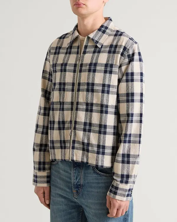 CORRIDOR Capricorn Plaid Zip Jacket