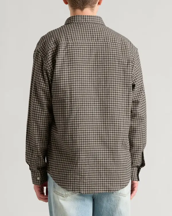 Nn07 Deon Check Flannel Shirt