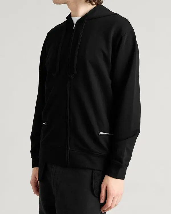 Comme Des Garçons Zipped Frill Hoodie