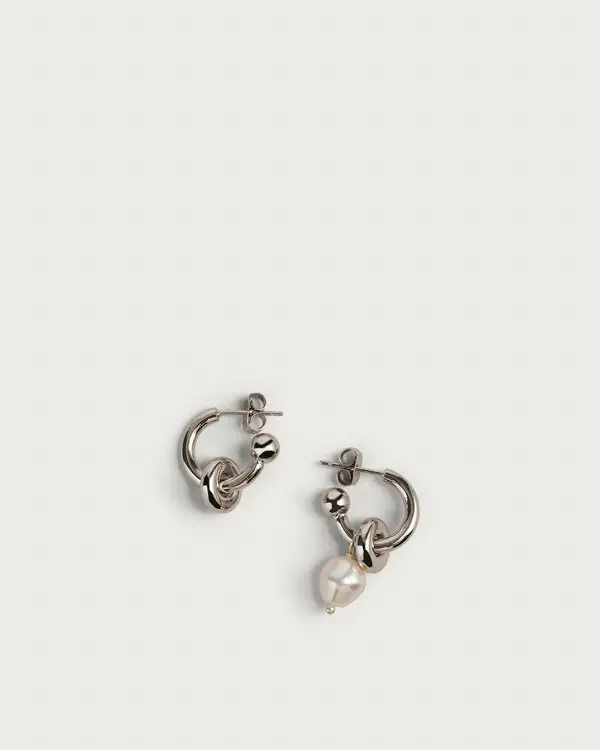 JUSTINE CLENQUET Ethan Pearl Earrings
