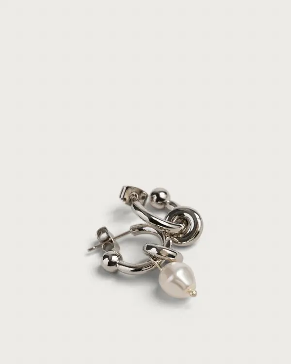 JUSTINE CLENQUET Ethan Pearl Earrings