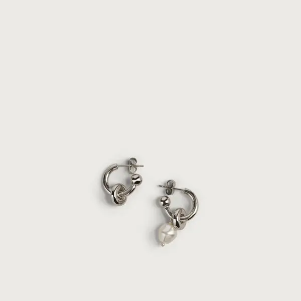 JUSTINE CLENQUET Ethan Pearl Earrings