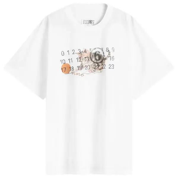 MAISON MARGIELA Kitten Number Logo T-shirt
