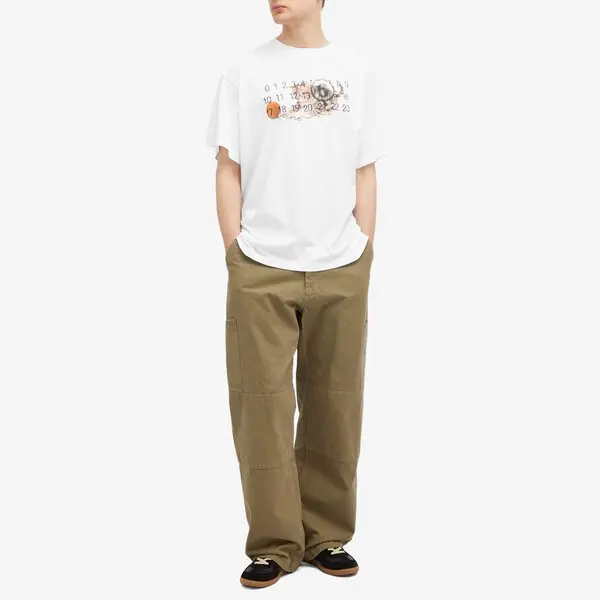MAISON MARGIELA Kitten Number Logo T-shirt