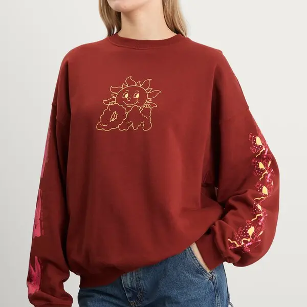 DAMSON MADDER Sundried Washing Line Sweatshirt